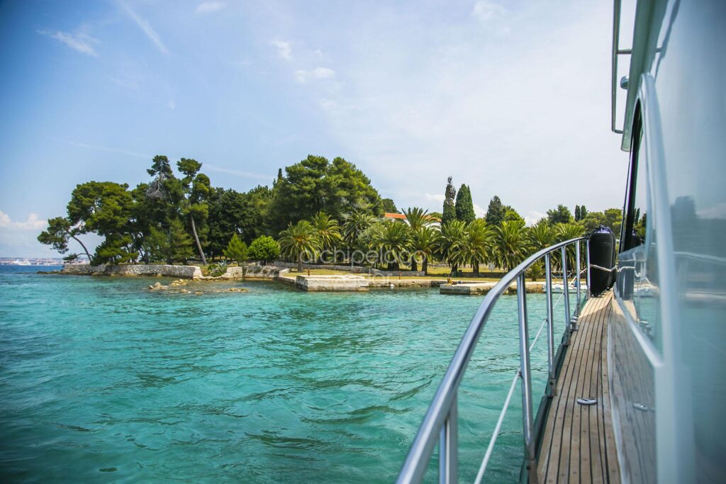 Take a boat excursion to Galevac Island - the smallest inhabited island ...